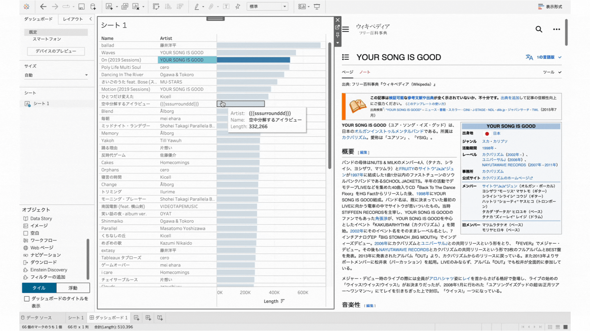 【Tableau Tips】 URLアクションを使ったら便利だった話 | SUNDAY STOMACH